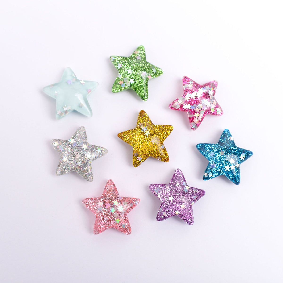 Glitter Star Magnets- Set of 8 – Aidille